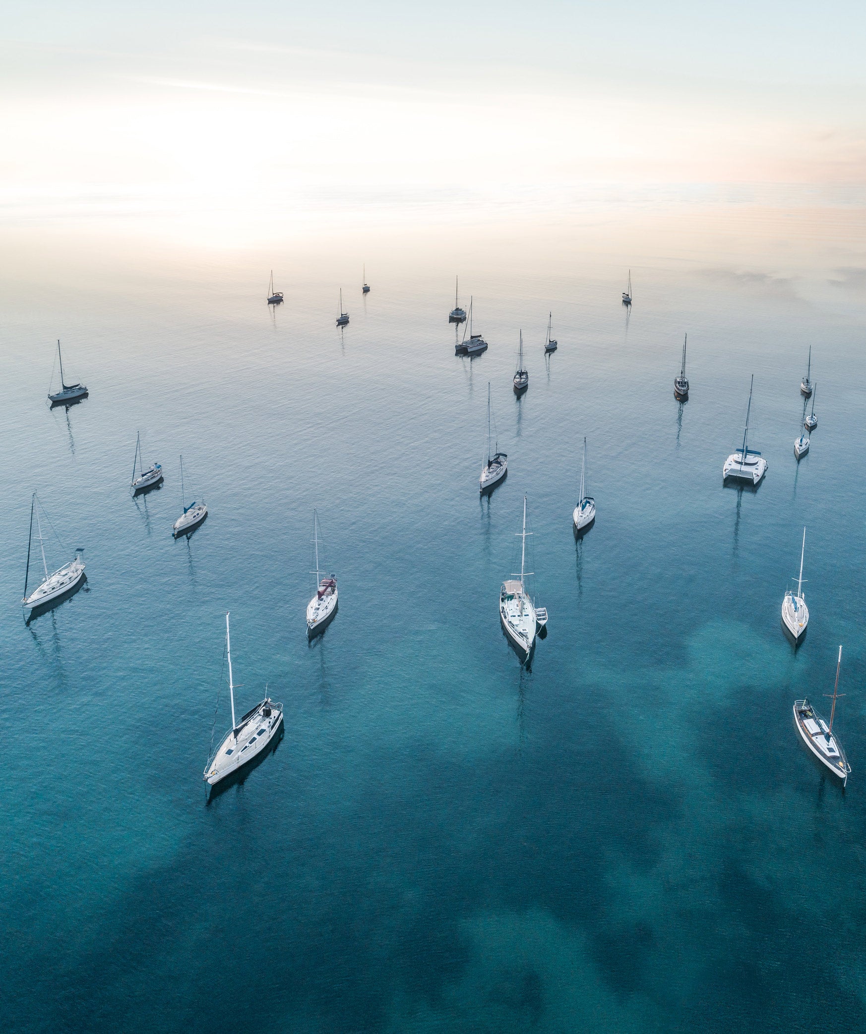 Boats in the Bay – Ocean Feels By Ben Mack